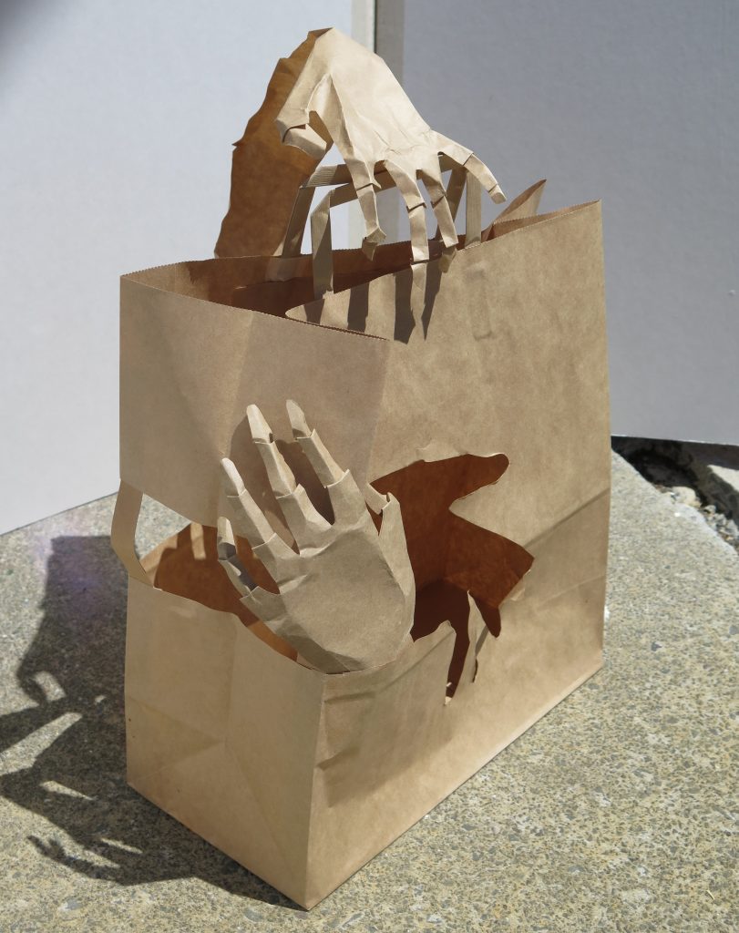 Paper Bag Sculptures - Carmel College