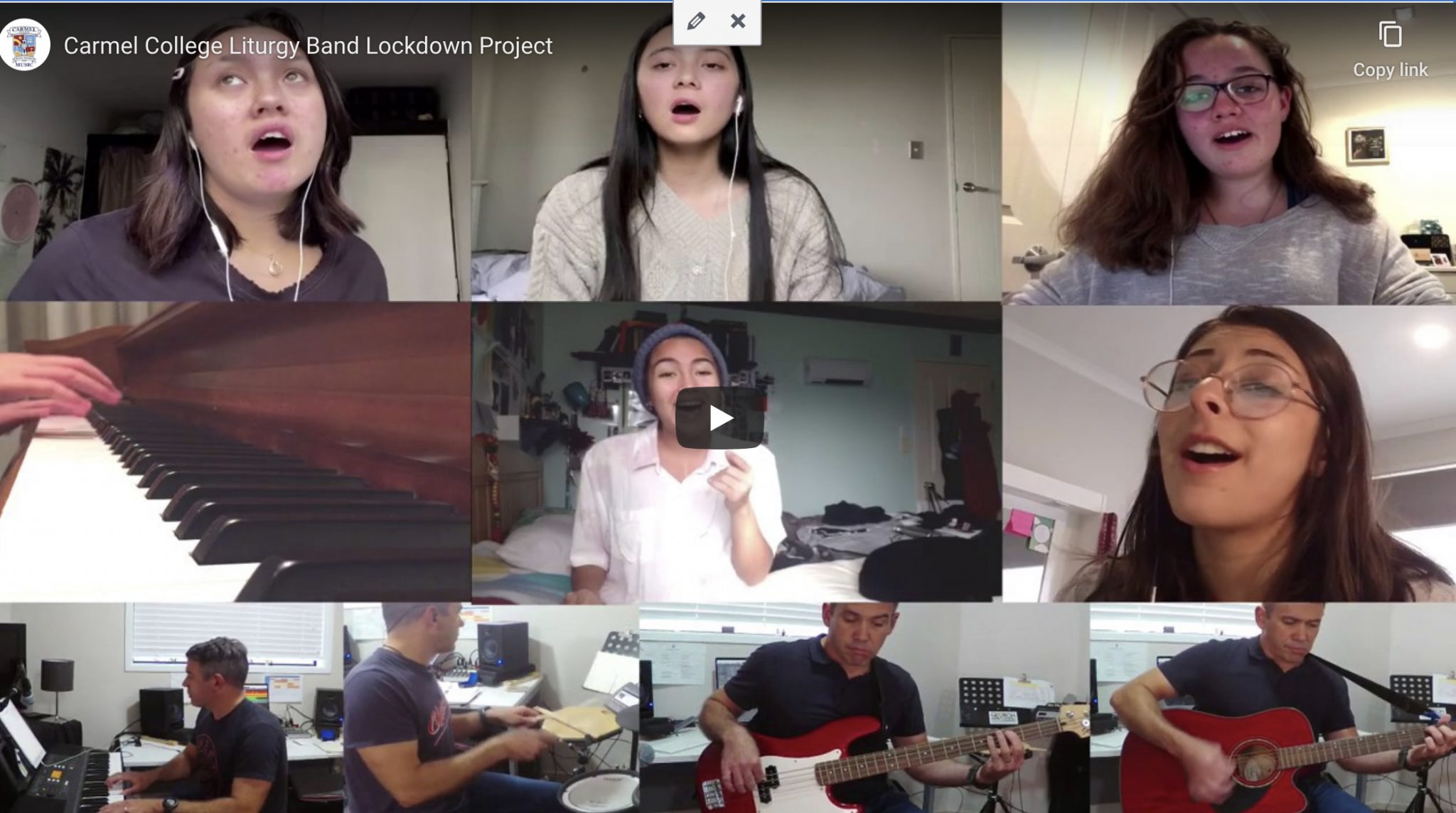 The Carmel Liturgy Band Lockdown Project - Carmel College