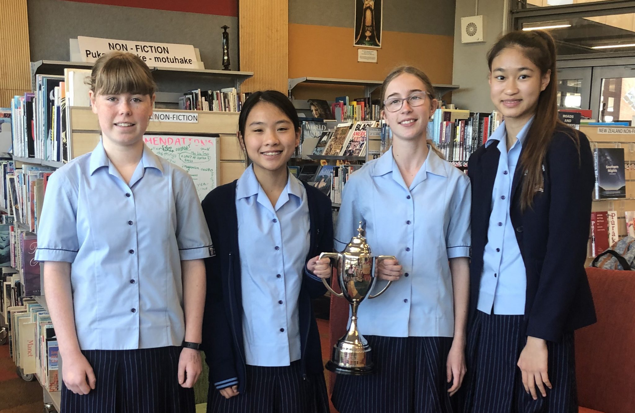 Readers' Cup Team Third in NZ - Carmel College
