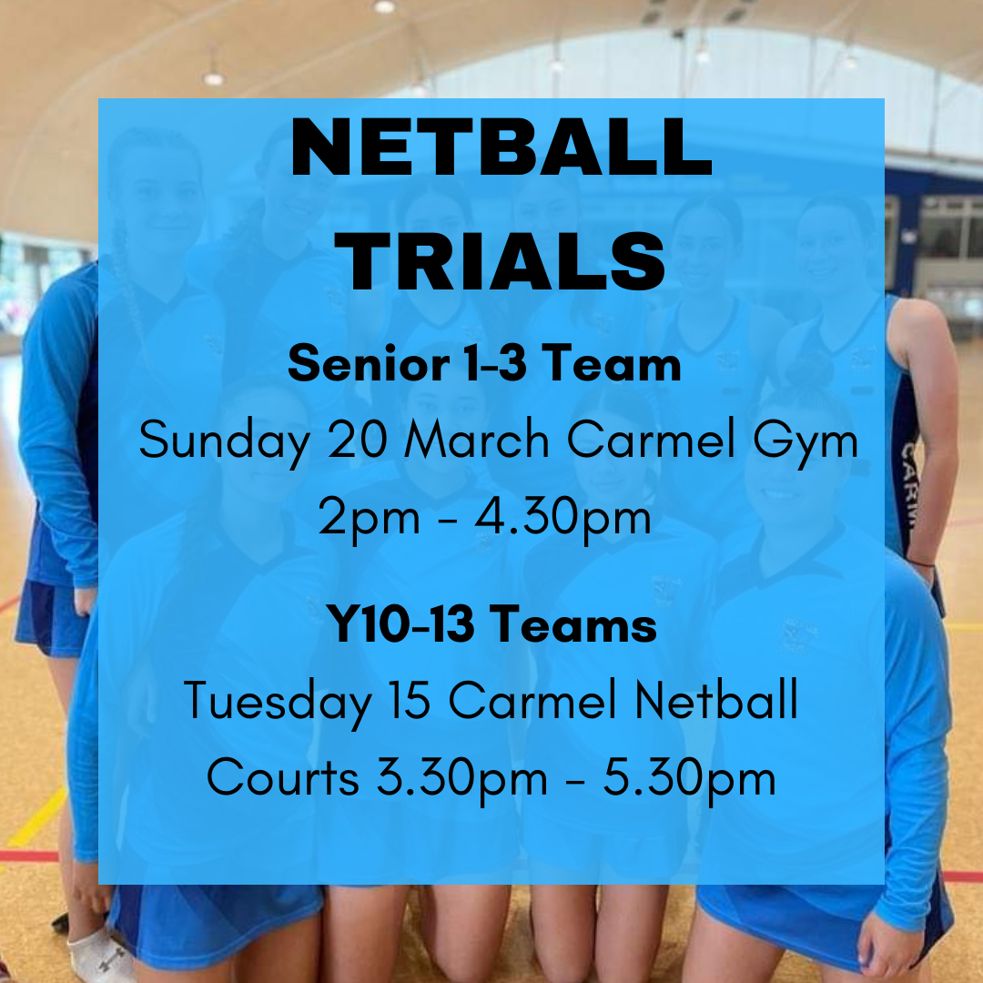 Sports News - Upcoming Trials - Carmel College