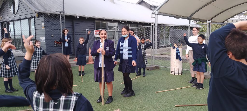 Year 9 Te Reo Students Visit St Mary's School - Carmel College