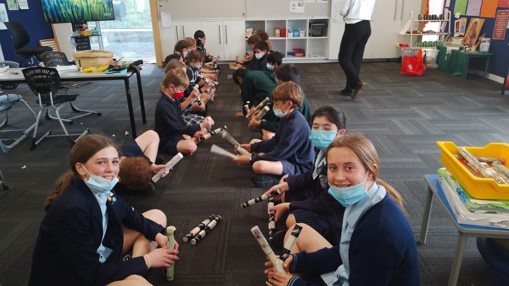 Year 9 Te Reo Students Visit St Mary's School - Carmel College