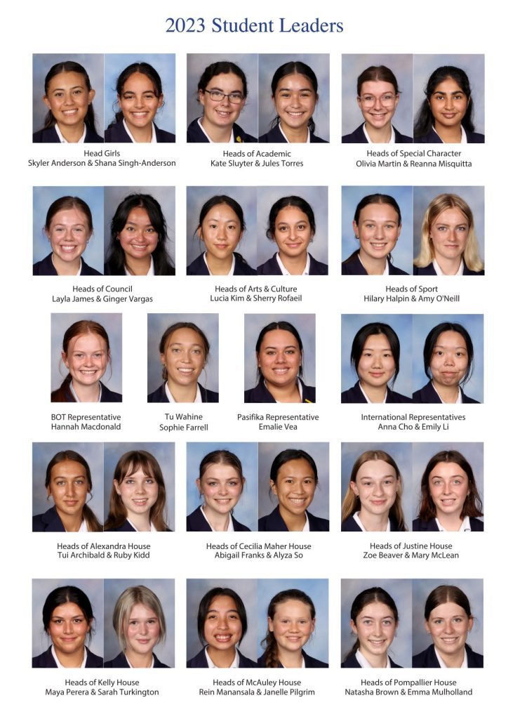 Congratulations to Our 2023 Student Leadership Team - Carmel College