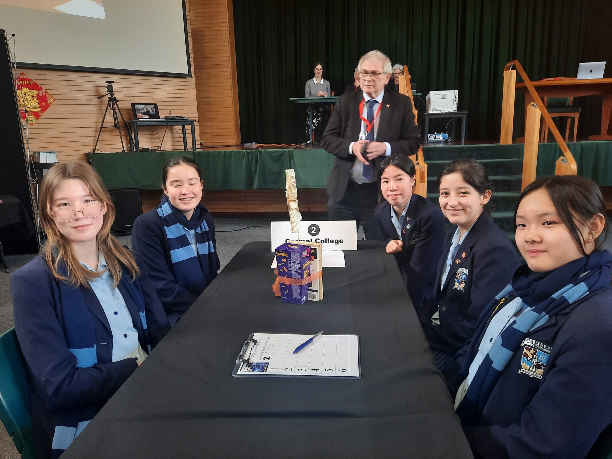 Our Reader's Cup Team at National Competition - Carmel College